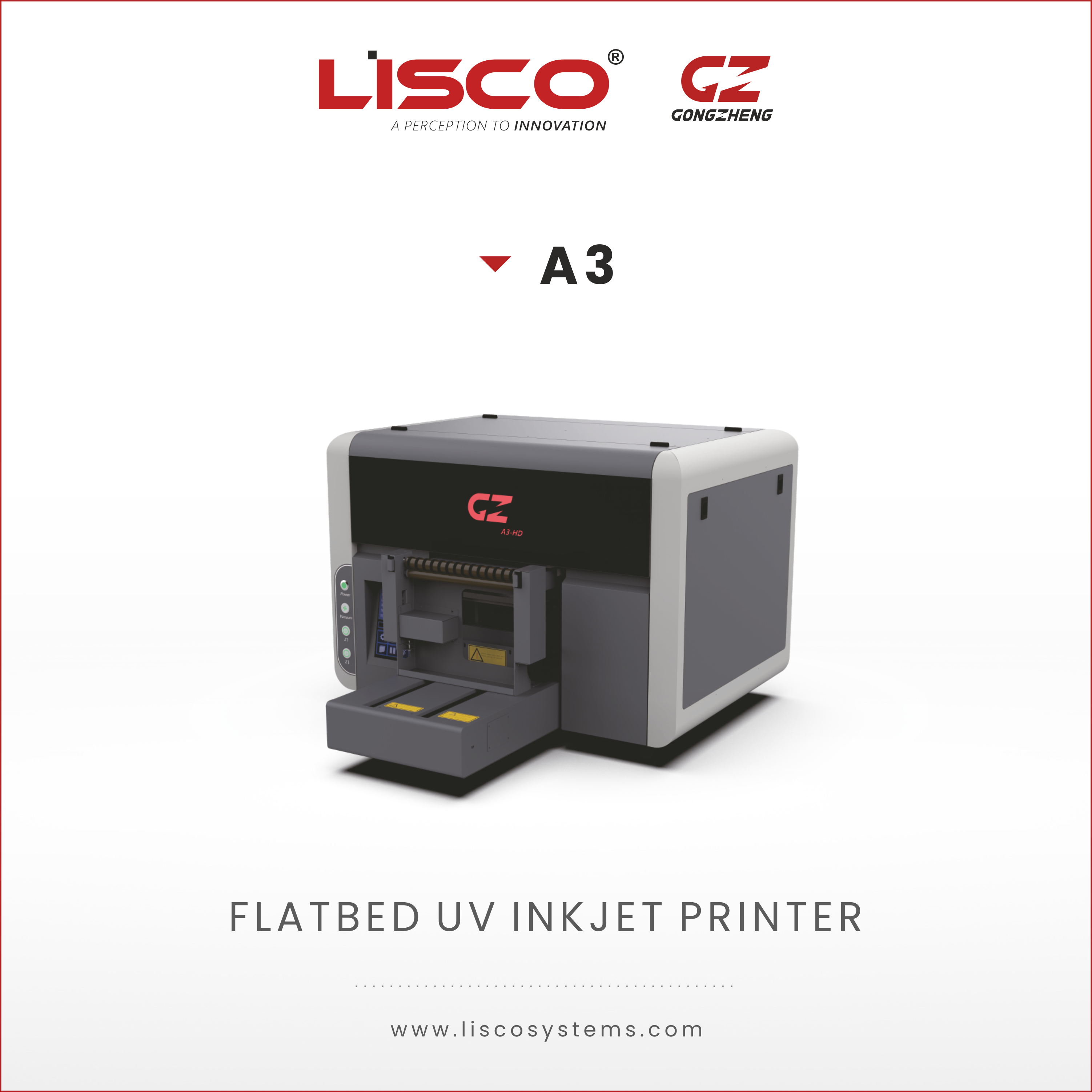 UV Flatbed Inkjet Printer A3