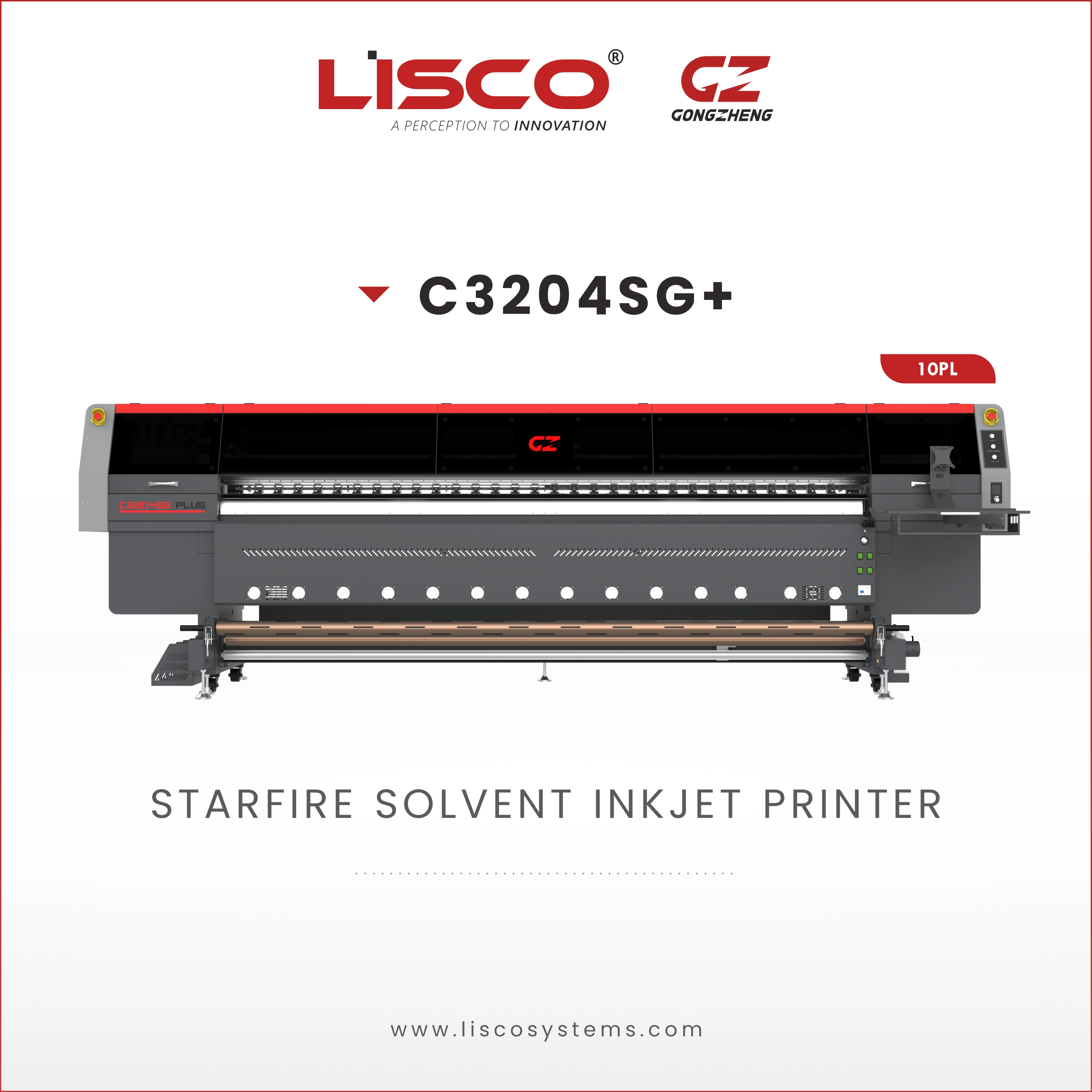 Starfire Solvent Inkjet Printer C3204SG PLUS