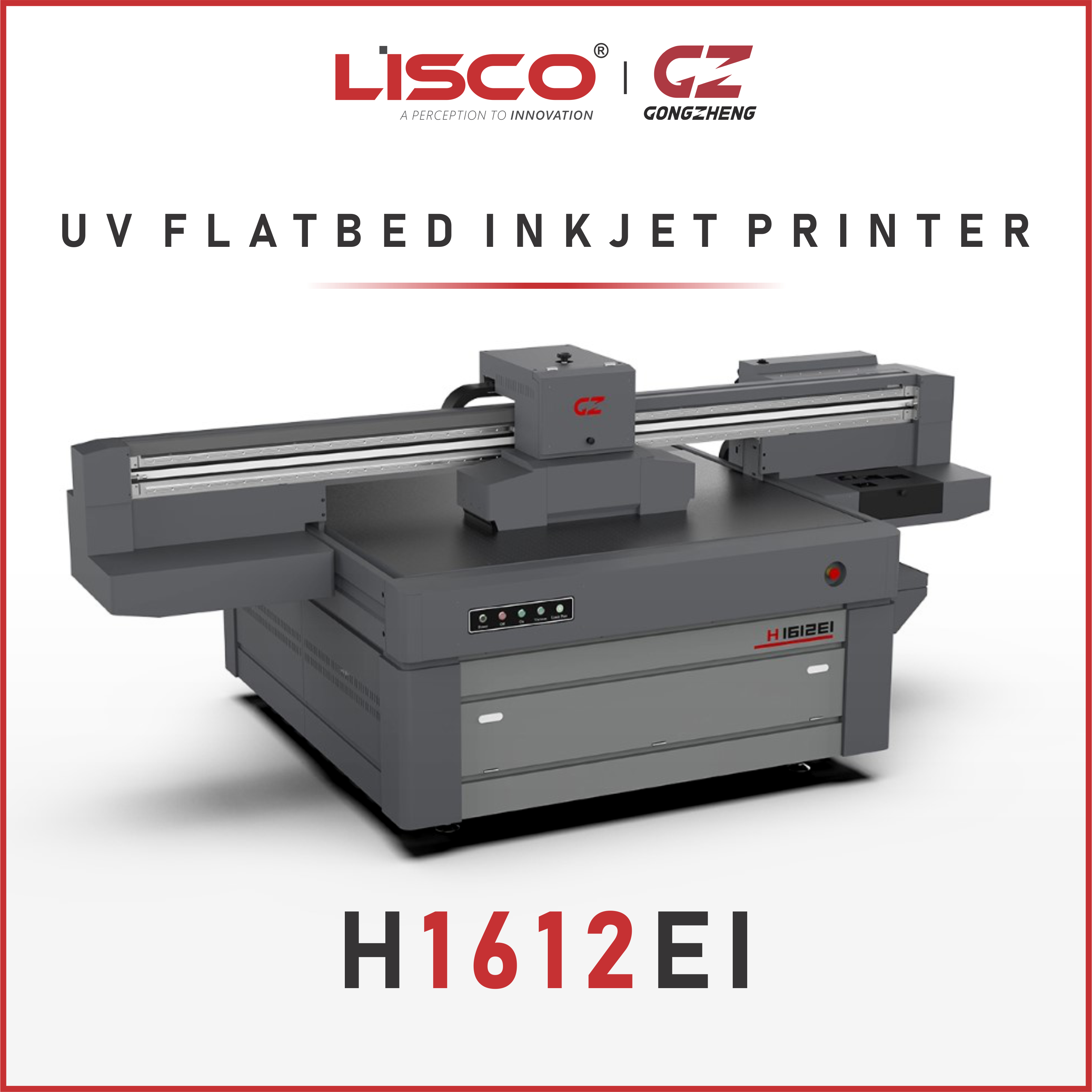 UV Flatbed Inkjet Printer H1612EI