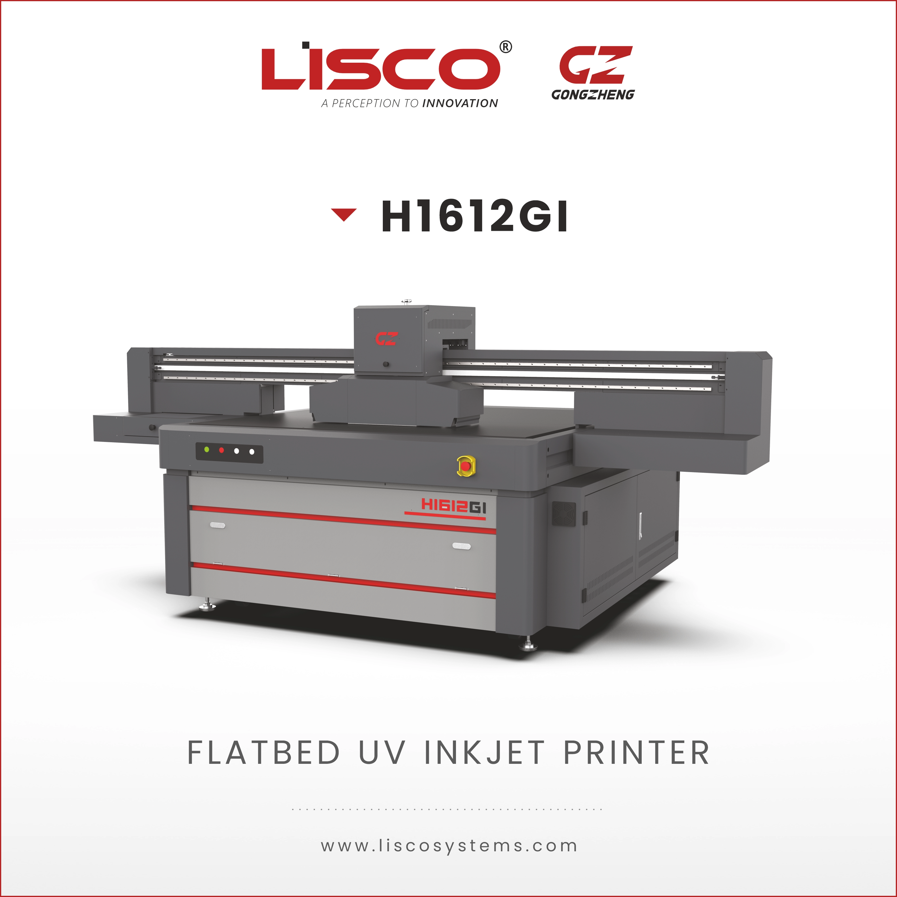 UV Flatbed Inkjet Printer H1612GI