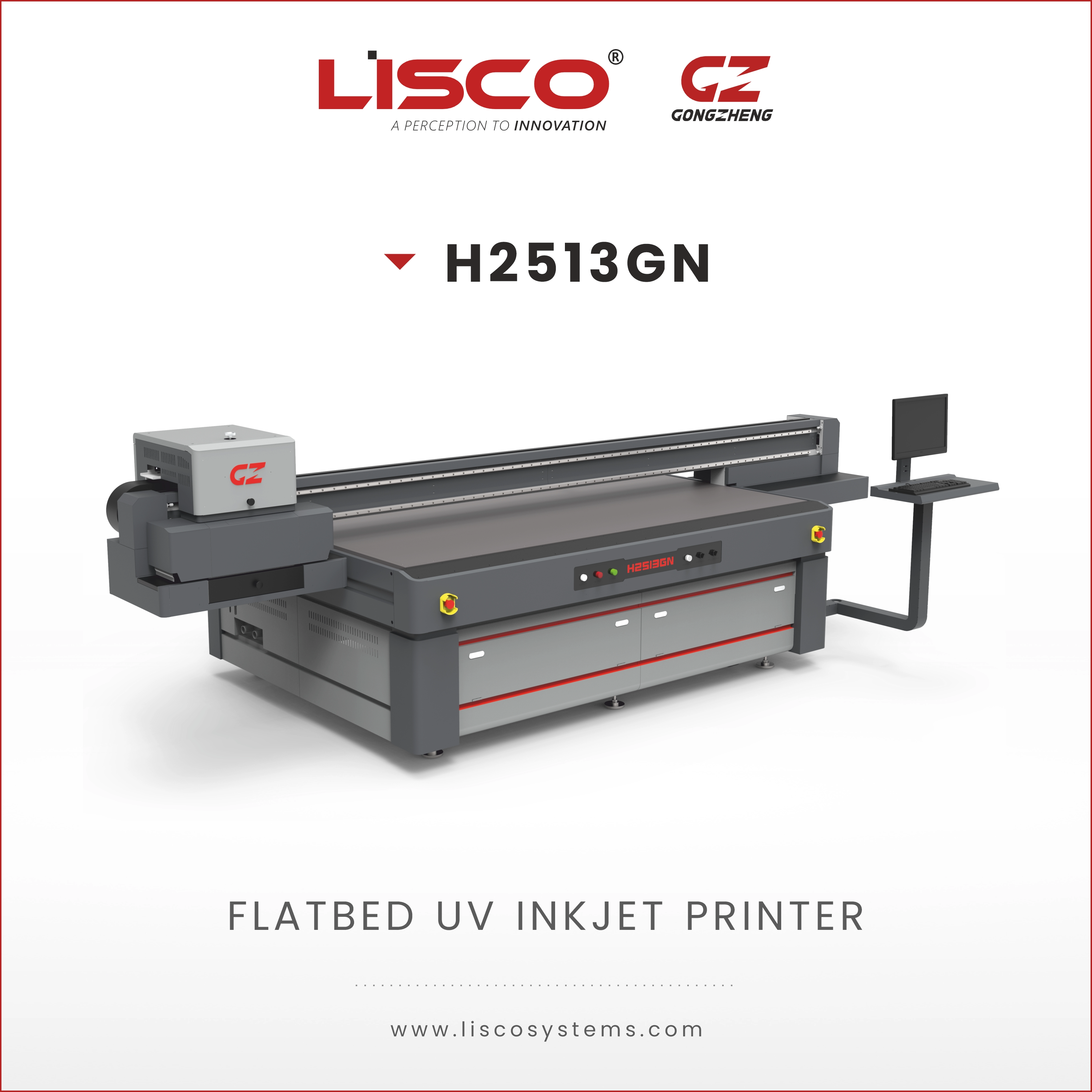 UV Flatbed Inkjet Printer H2513GN