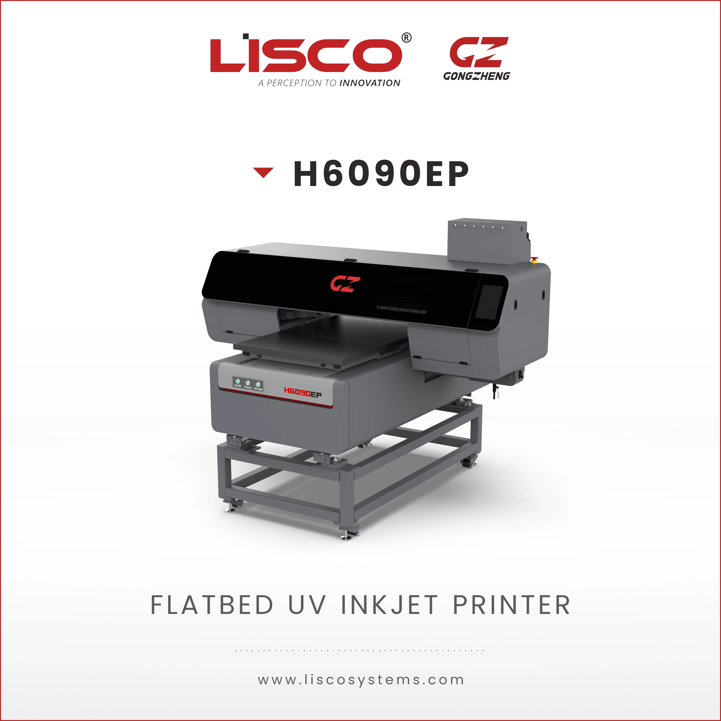 UV Flatbed Inkjet Printer H6090EP